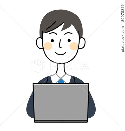 Illustration material of a businessman... - Stock Illustration ...