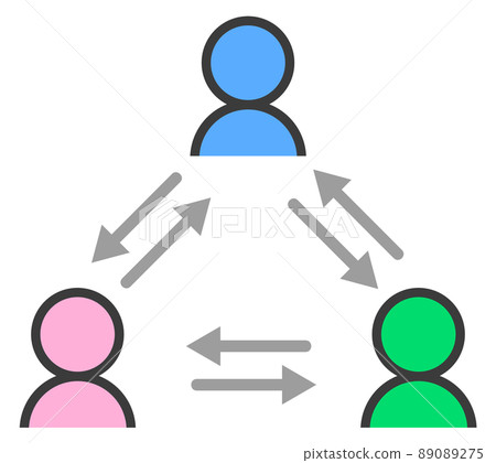 Illustration showing the relationship between... - Stock Illustration ...
