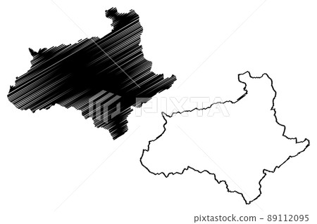Baramulla district (Jammu and Kashmir union... - Stock Illustration ...