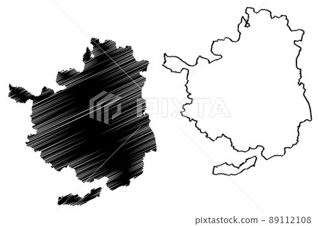Bastar district (Chhattisgarh State, division,... - Stock Illustration ...