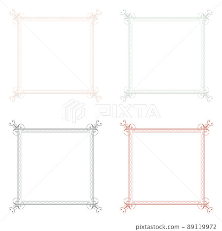 Simple square frame - Stock Illustration [89119972] - PIXTA