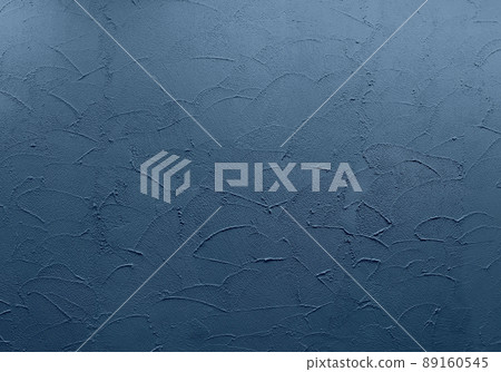 Sea blue, marine blue wall finished with trowel - Stock Photo [89160545 ...