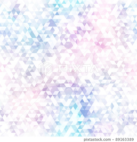 Pastel color triangle seamless pattern. - Stock Illustration [89163389 ...