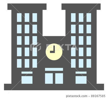 College icon. City architecture symbol.... - Stock Illustration ...