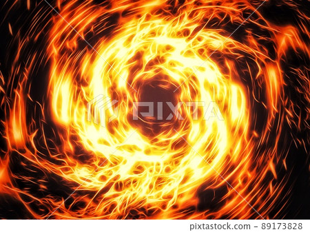 Illustration of swirling flames - Stock Illustration [89173828] - PIXTA