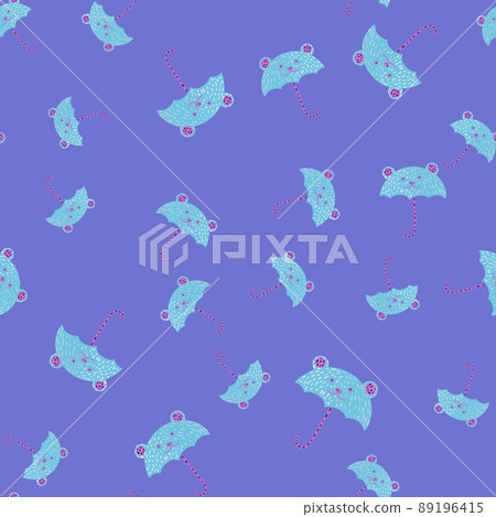 Bear umbrella seamless pattern. Funny... - Stock Illustration [89196415] - PIXTA