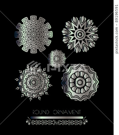 Royal circle design elements-插圖素材 [89196591] - PIXTA圖庫