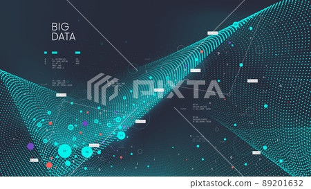 Big data information flow collection and... - Stock Illustration [89201632] - PIXTA