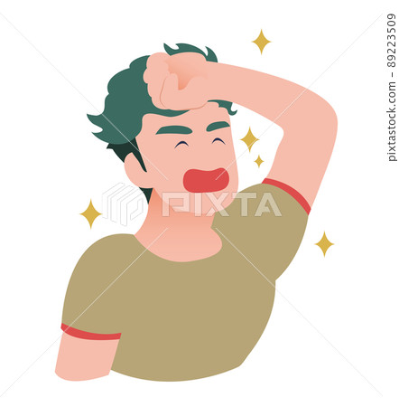 [Achievement] [Pleasure] [Exhilaration] Facial... - Stock Illustration ...