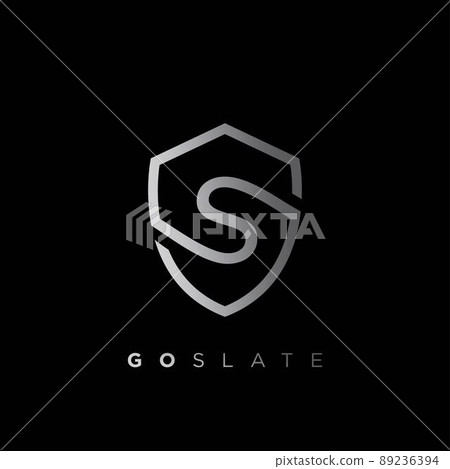 Modern and professional GS letter initials logo... - Stock Illustration ...