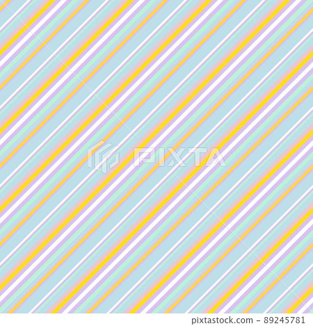 Rainbow pastel diagonal Stripe seamless pattern-插圖素材 [89245781] - PIXTA圖庫