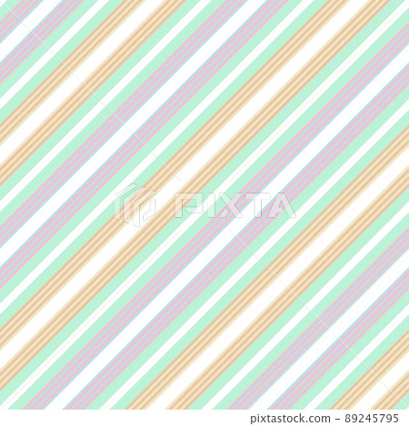 Rainbow pastel diagonal Stripe seamless pattern - Stock Illustration ...