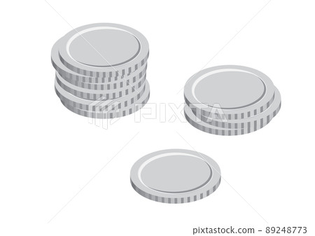 Isometric_coin - Stock Illustration [89248773] - PIXTA