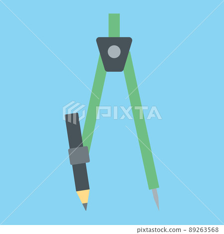 Simple and cute compass illustration - Stock Illustration [89263568 ...