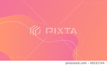 Abstract pink fluid shape modern background... - Stock Illustration ...