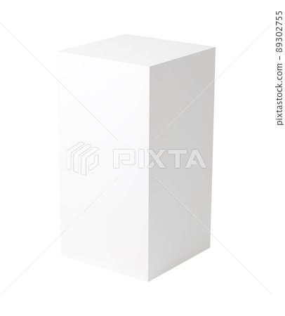 Realistic Cuboid Illustration - Stock Illustration [89302755] - PIXTA
