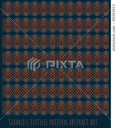 Vector Seamless fabric pattern illustration art-插圖素材 [89303913] - PIXTA圖庫