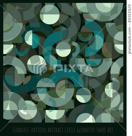Seamless pattern abstract circle geometry... - Stock Illustration ...