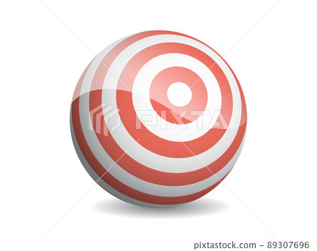 3D ball abstract vector illustration. Pattern... - Stock Illustration ...