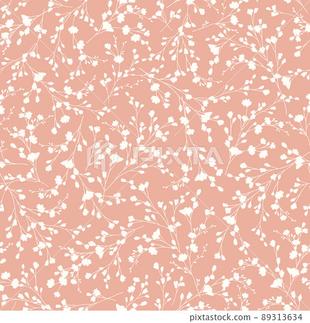 Seamlessly continuous floral pattern, - Stock Illustration [89313634 ...