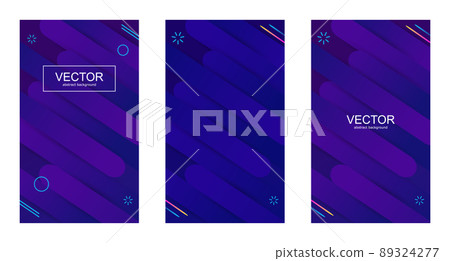 Set Abstract background with bight line for... - Stock Illustration ...