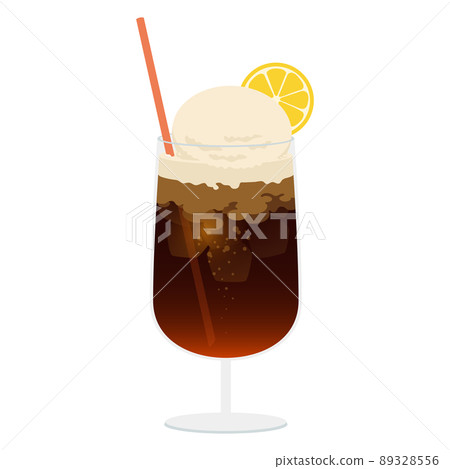 Coke float illustration - Stock Illustration [89328556] - PIXTA