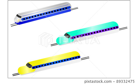 There are three types of Shinkansen, which are... - Stock Illustration ...