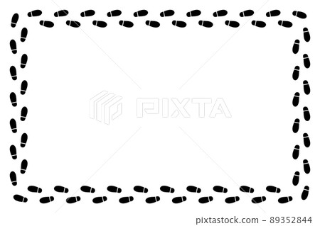 Shoe mark frame - Stock Illustration [89352844] - PIXTA