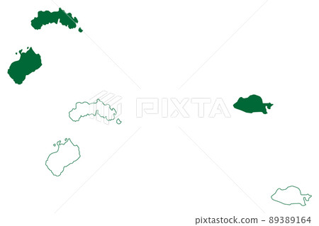 Alhucemas Islands (Kingdom of Spain,... - Stock Illustration [89389164 ...