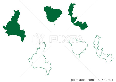 Chafarinas Islands (Kingdom of Spain,... - Stock Illustration [89389203 ...