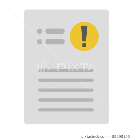 Important documents Attention and warning symbols - Stock Illustration ...