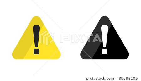 A set of caution and warning icons. Important... - Stock Illustration ...