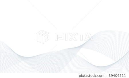 Abstract gray line curve, vector illustration... - Stock Illustration ...