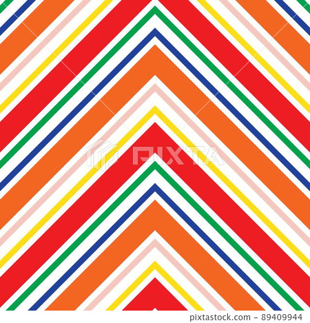 Rainbow Chevron Template