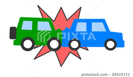 Illustration of a car breaking down in a... - Stock Illustration ...