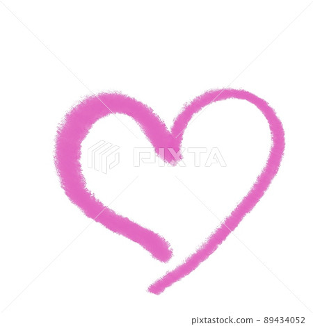 Handwritten heart - Stock Illustration [89434052] - PIXTA