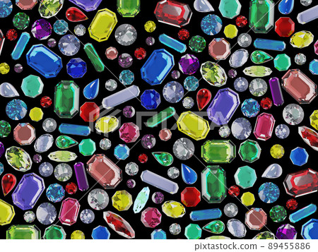 Jewel background - Stock Illustration [89455886] - PIXTA