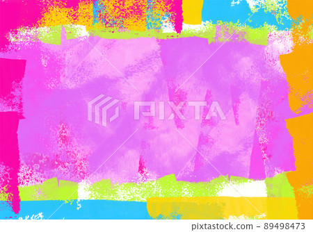 Hand-painted background art painted in various... - Stock Illustration ...