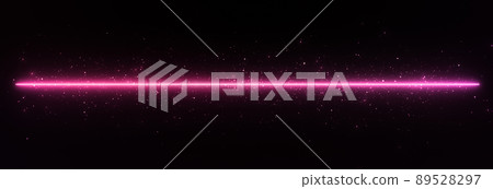 Neon line, straight line, particle beam,... - Stock Illustration ...