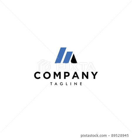 Cool and modern initials A for the financial... - Stock Illustration ...