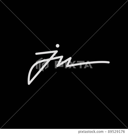 Simpe and elegant JM logo design - Stock Illustration [89529176] - PIXTA