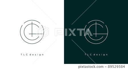 The initial letter TLC logo design modern and... - Stock Illustration ...