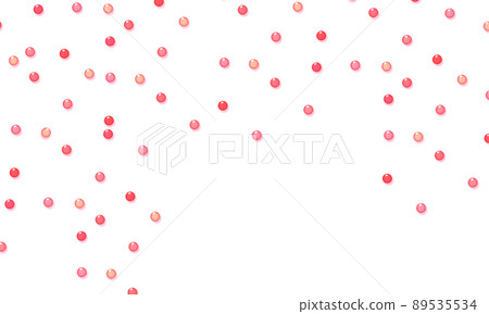Red dot pattern background material - Stock Illustration [89535534] - PIXTA