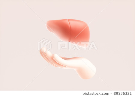 3D rendering of cute little hands and models-插圖素材 [89536321] - PIXTA圖庫