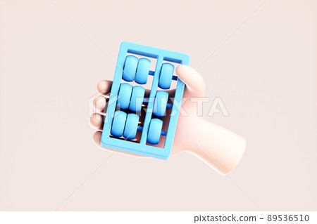 3D rendering of cute little hands and models-插圖素材 [89536510] - PIXTA圖庫