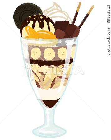 chocolate parfait - Stock Illustration [89553513] - PIXTA