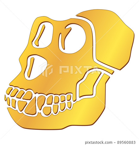 ApeCoin APE token symbol cryptocurrency golden... - Stock Illustration ...