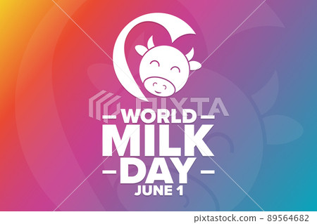 World Milk Day. June 1. Holiday concept.... - Stock Illustration ...