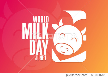 World Milk Day. June 1. Holiday concept.... - Stock Illustration ...