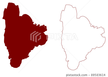 Auskerry island (United Kingdom of Great... - Stock Illustration ...